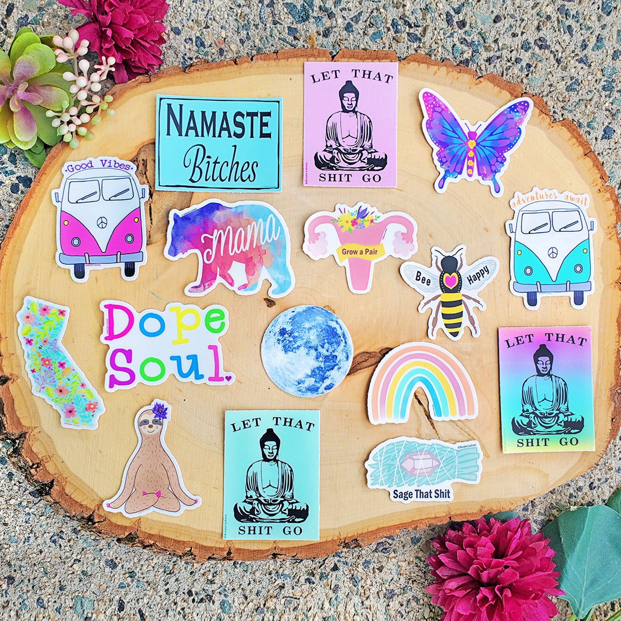 Uplifting and Inspiring Mini Small Stickers | Brooke LeAnne